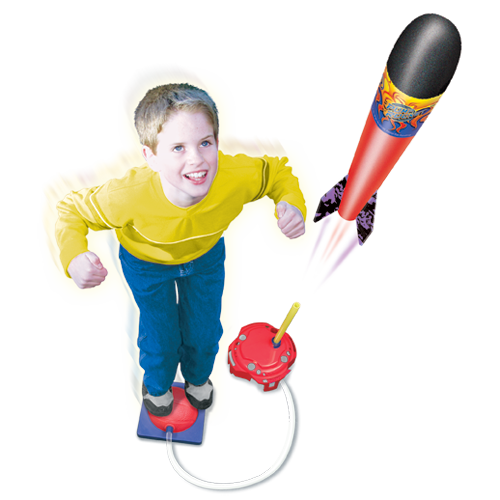 Jump Rocket Deluxe Set with 3 JR + 3 Mini Soft Foam Rockets - GeospacePlay
